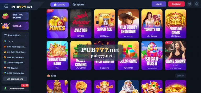 777pub - Online Casino Jili Free 100 Welcome Bonus